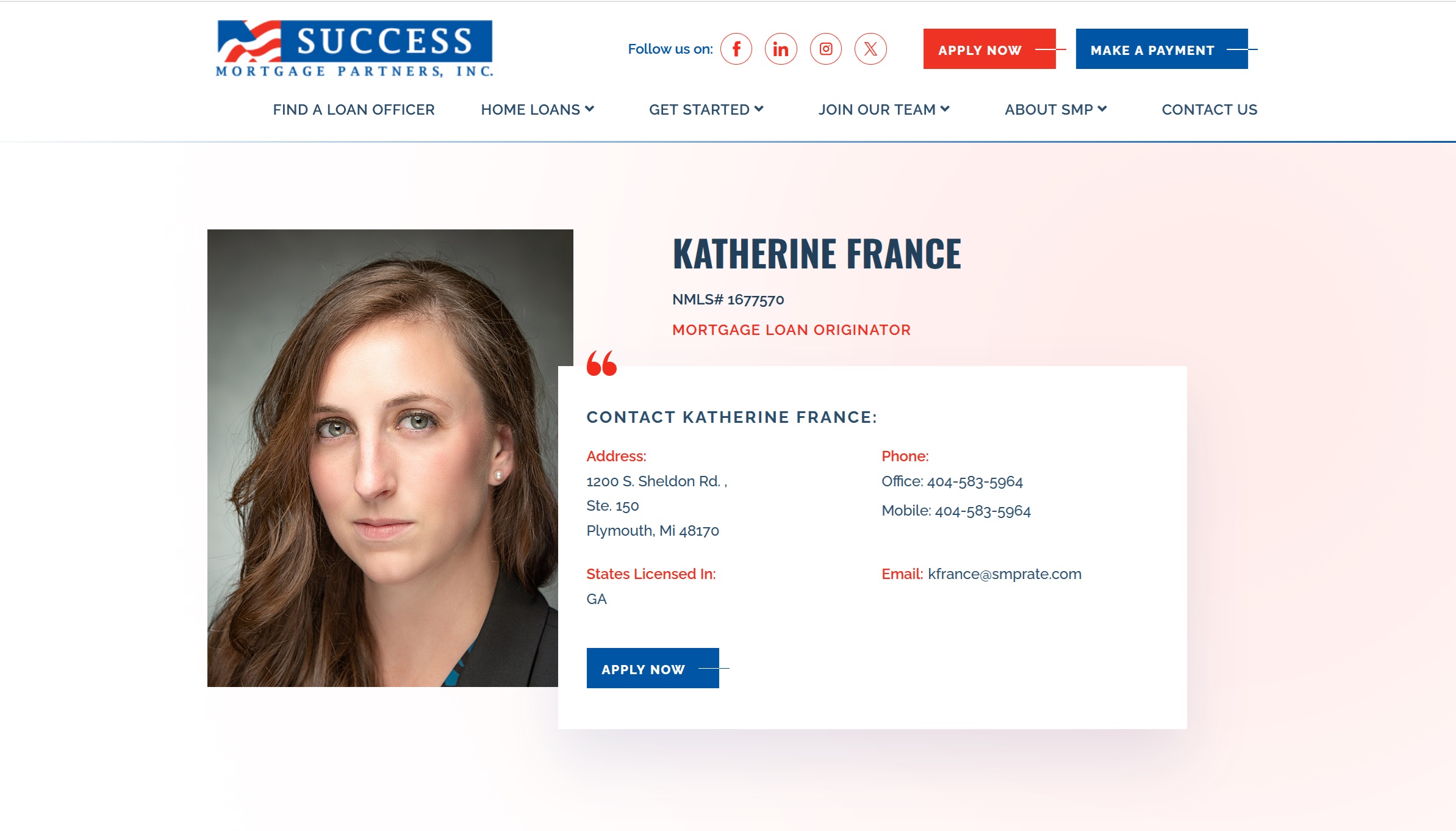 Success Mortgage Partners, Katherine France - Cherokee Association of ...