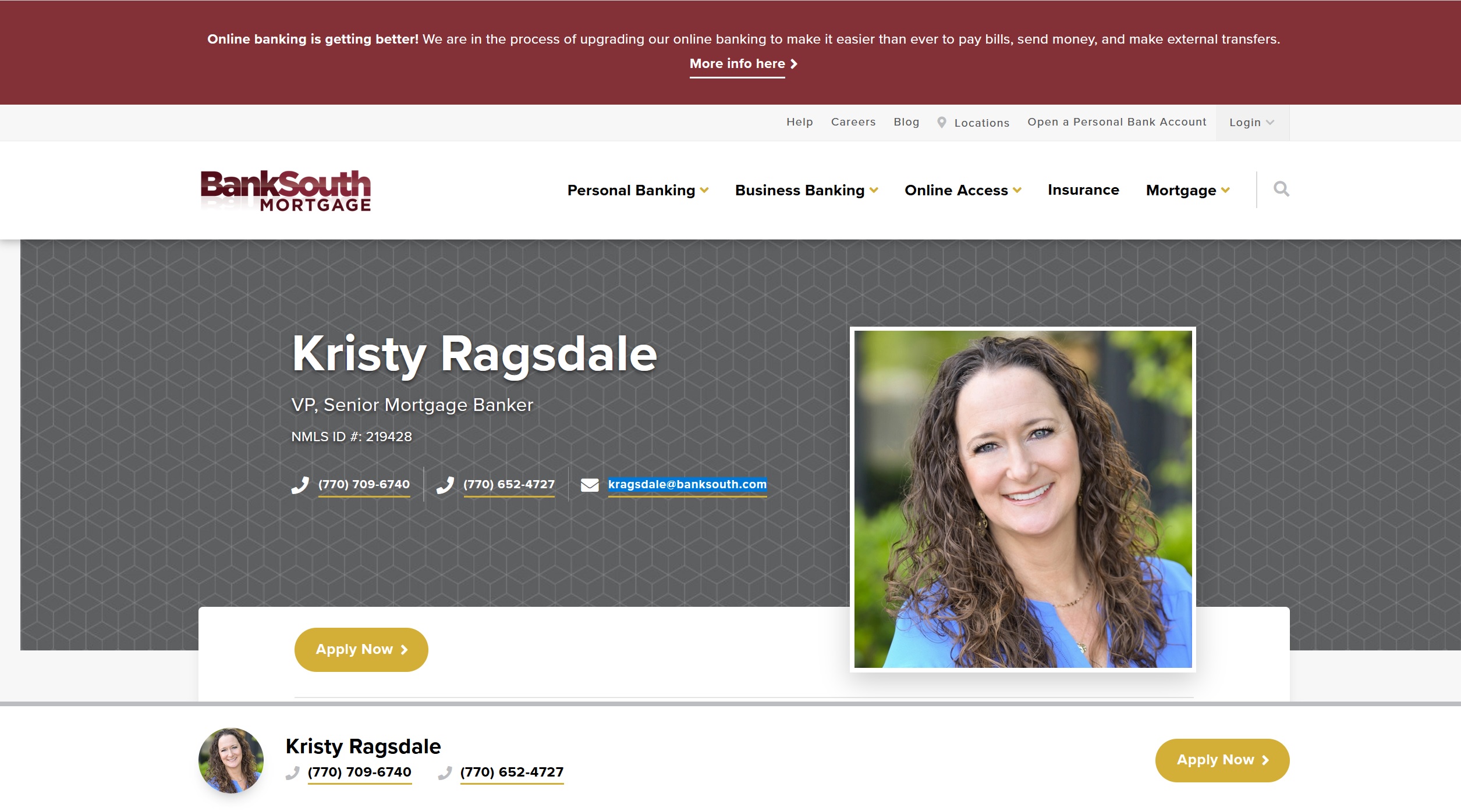 BankSouth Mortgage, Kristy Ragsdale - Cherokee Association of REALTORS
